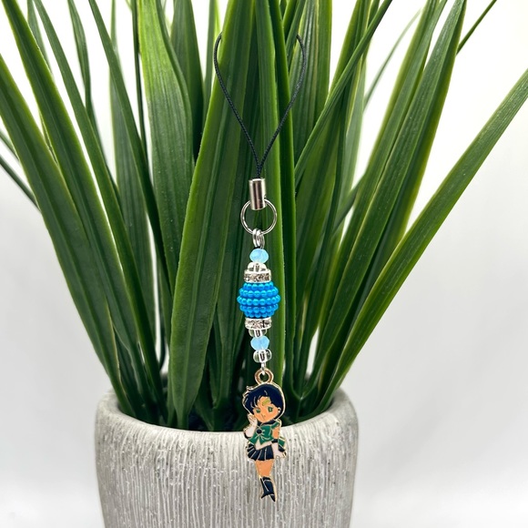 Hand Crafted | Cell Phones & Accessories | Sailor Saturn Phone Charm ...